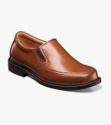 Boy’s Dress Shoes | Cognac Moc Toe Strap | Florsheim Berwyn Jr. II